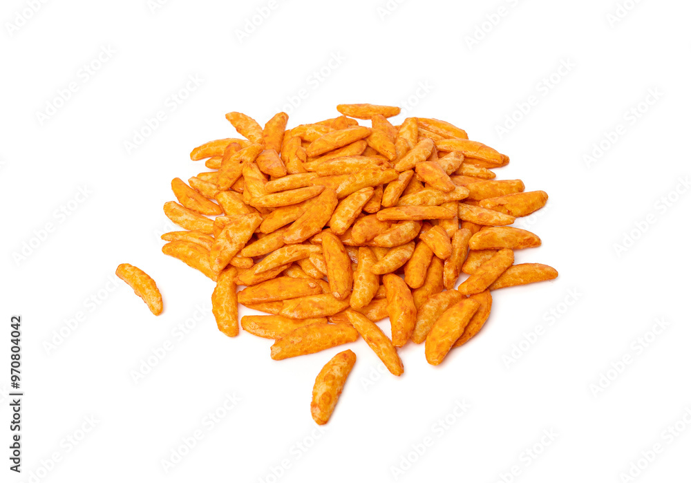 Senbei isolated, kaki no tane rice cracker, japanese crispy snack ...