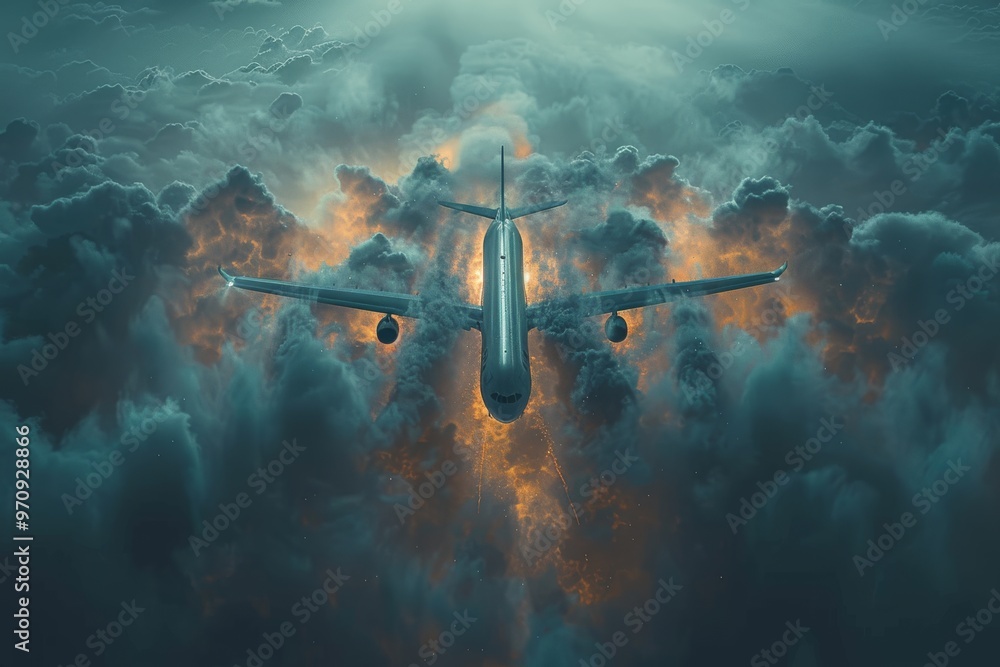 Examine the impact of airplane carbon emissions with a striking visual ...