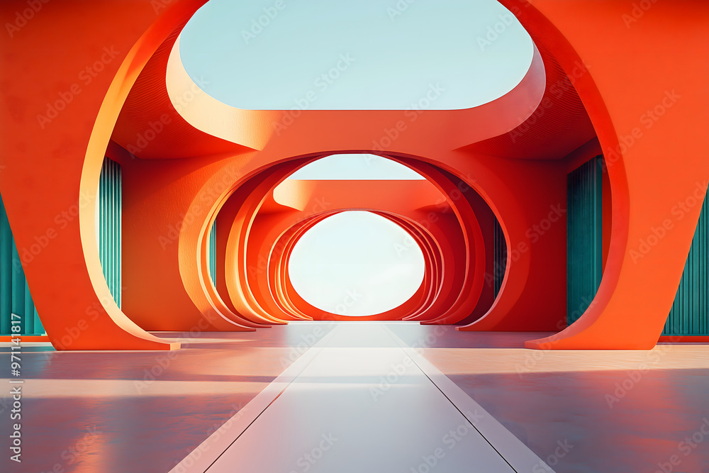 3D Chinese element model space product booth advertising e-commerce ...