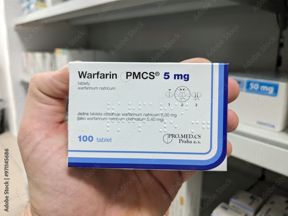 Foto de Stock Prague, Czech Republic - SEPTEMBER 13 2024: WARFARIN PMCS ...