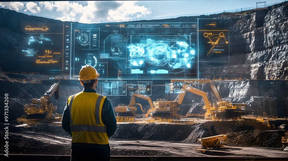 Virtual Twin Interface Showcasing Advanced Digital Monitoring and ...