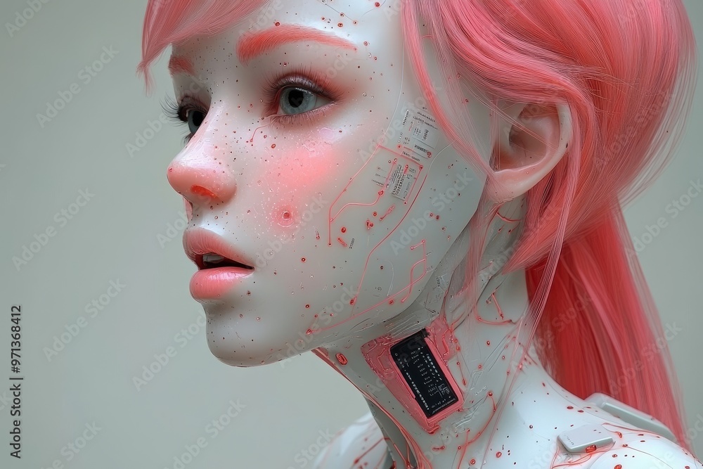 Stock-Illustration „Sensory fusion human augmentation virtual ...