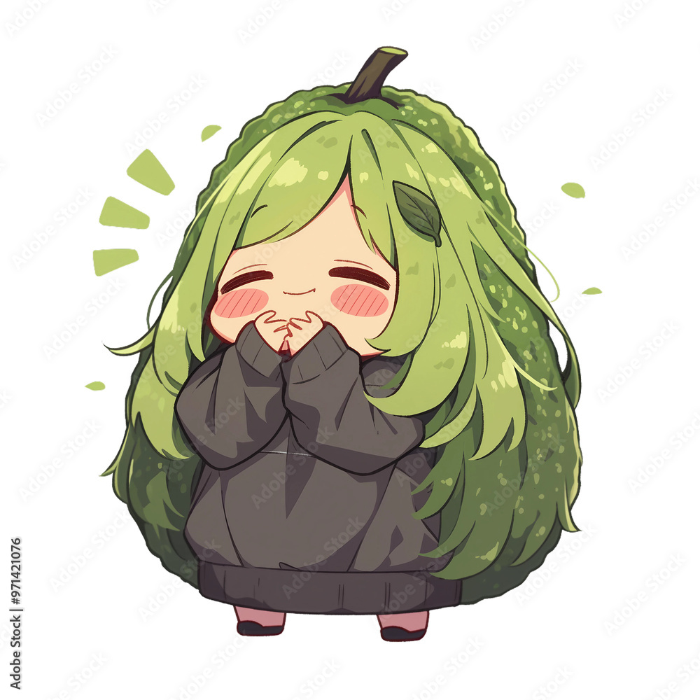 Cute Kawaii Avocado Characters dressed as halloween monsters, like mummy, witch, frankenstein ...