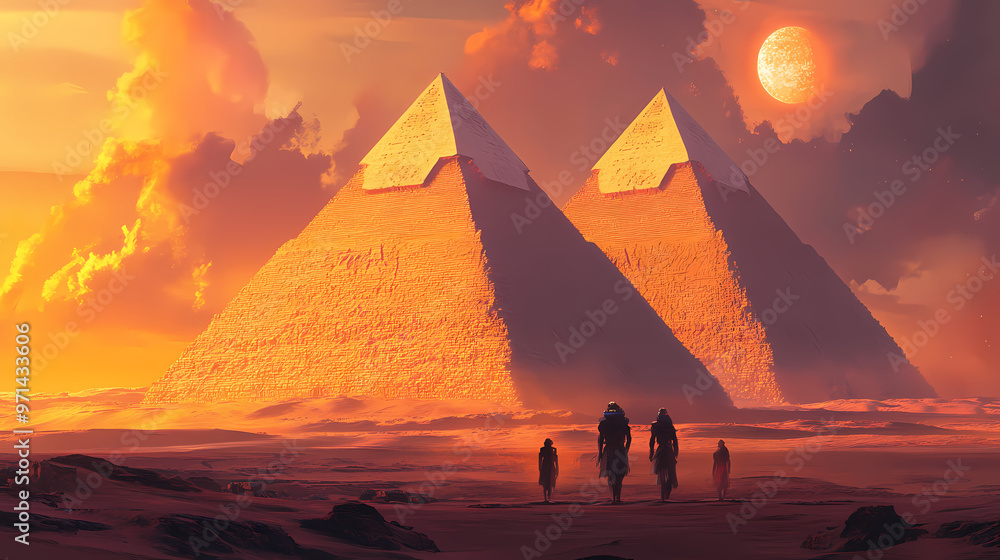 Ancient egyptians using futuristic technology to build the pyramids ...