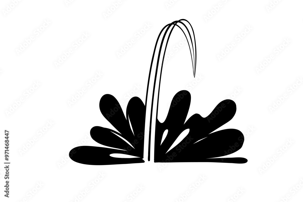 Liquid splash, clipart, vector image, flowing, trending, social media ...