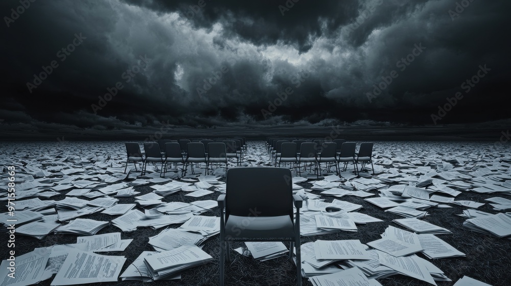 Empty Chairs of Opportunity: A conference room filled with empty chairs ...