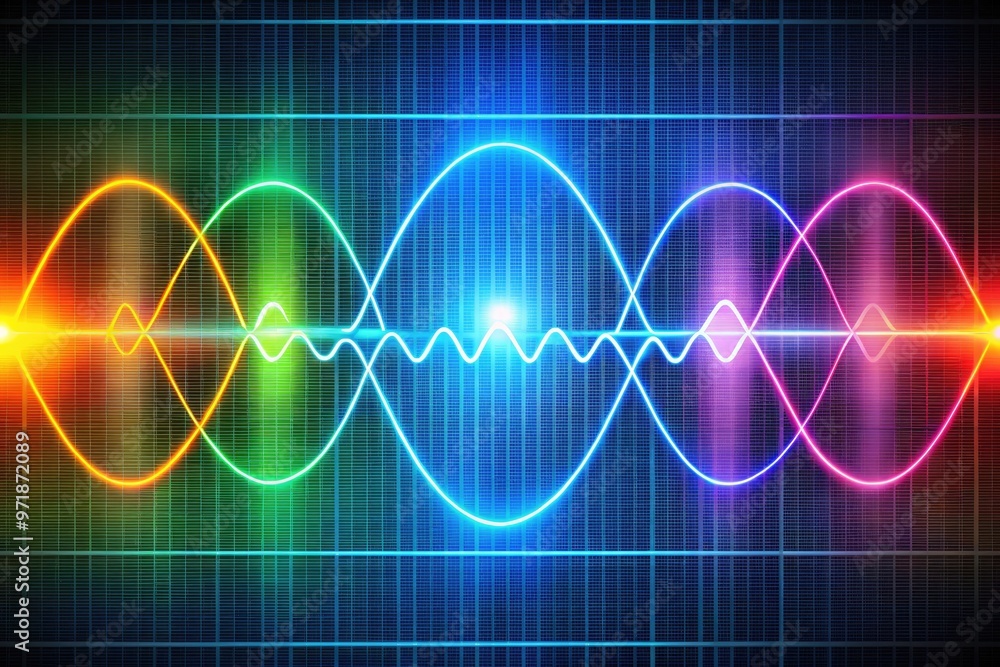 Colorful diagram showcasing the alternating flow of electric current ...