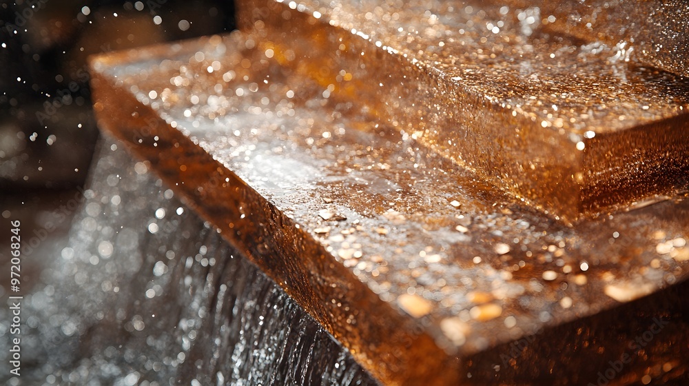 Step-by-step visual of recycling copper boards: breaking down, melting ...