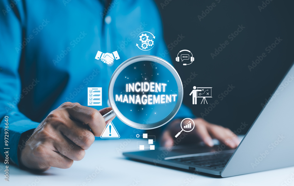 Incident Management Process and Business Technology Concept. Solution ...