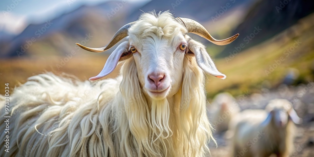 luxurious, Himalayas, goat, wool, valuable, hairy, breed, pashmina ...