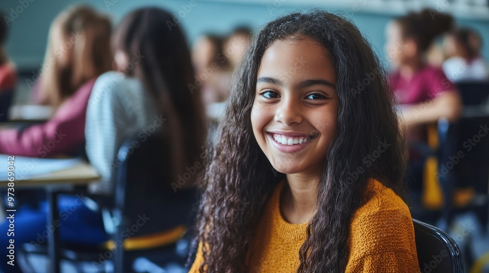 Inclusive education environment with diverse students, including those ...