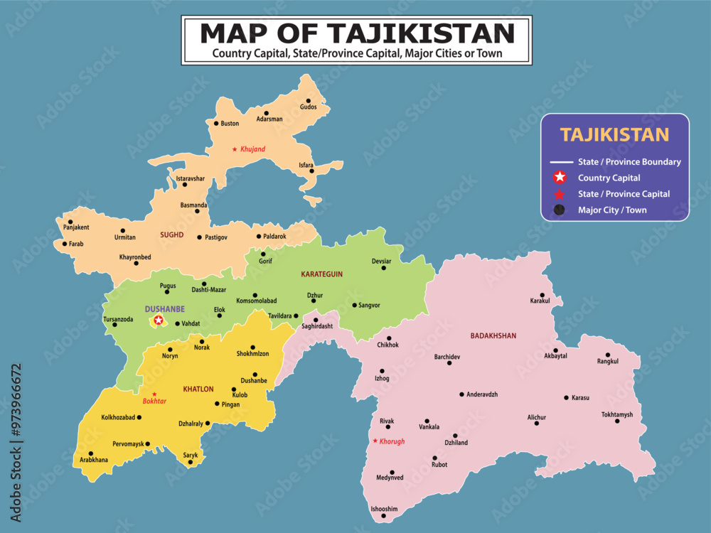 Geography Political map. Political map of country with capital ...