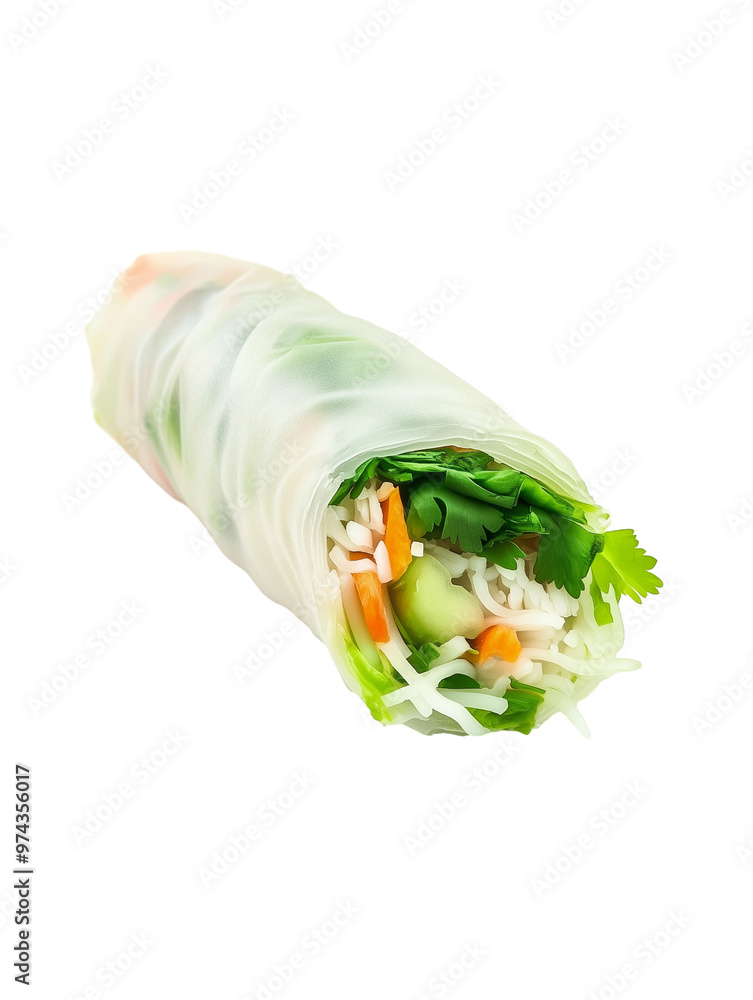 Spring roll fast food png isolated on transparent background Stock ...