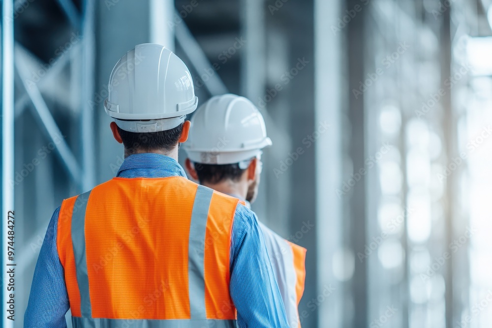 Renewable energy wind turbine with Engineers analyzing wind turbine ...