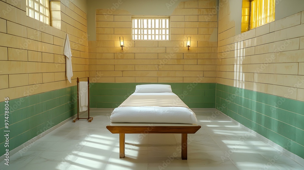 Ancient Egyptian Embalming Ritual, a detailed scene depicting the ...