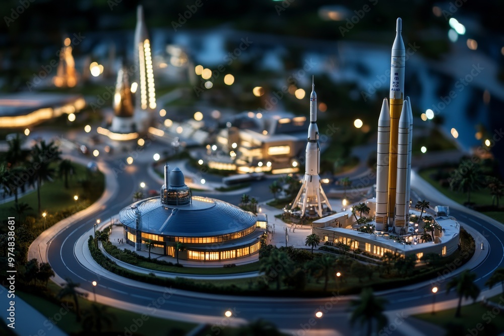 Floridaâ€™s Space Coast visualized in a space-themed infographic ...