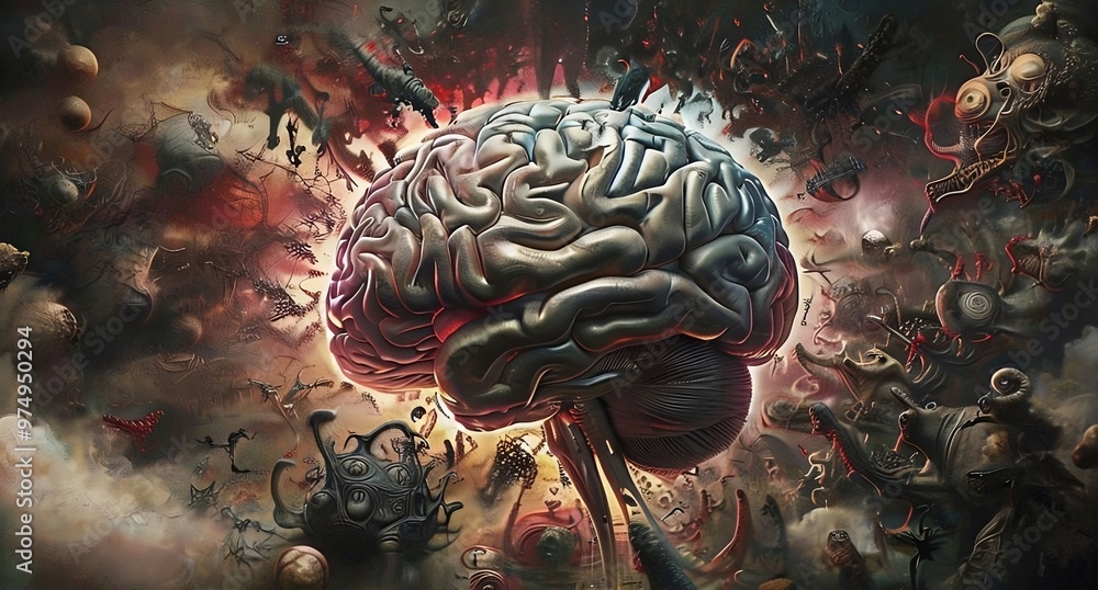 Brain-eating monsters: Brain Health and Depression, Easy Visuals on ...