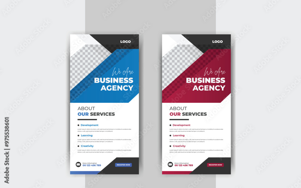 DL Flyer design Pink business template for dl flyer and Layout with ...