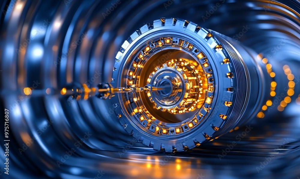 Quantum Computing Lab for Financial Modeling, a high-tech environment ...