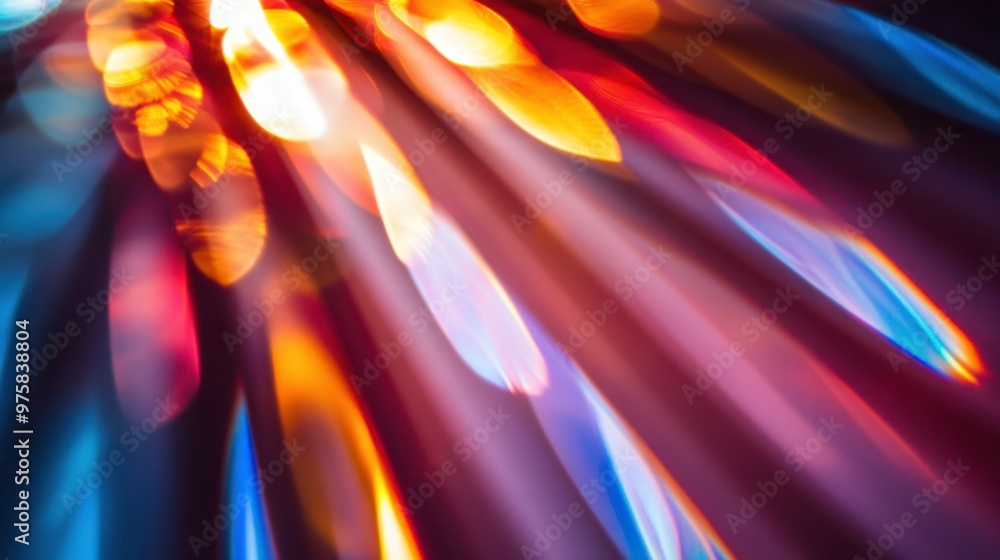 Understanding the Diffraction of Light Through a Prism Creating Vibrant ...