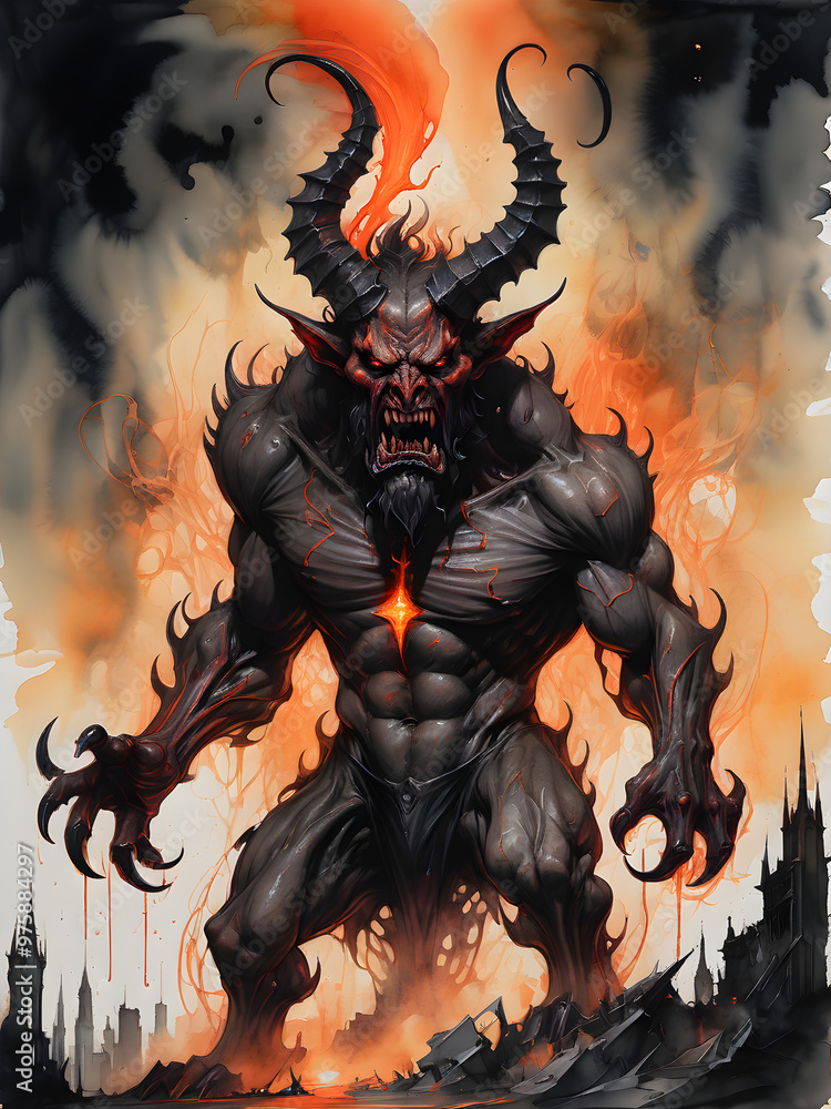 Asmodeus, Behemoth, Beelzebub, Lucifer, Salanus, Asmodeus, Belial, who ...