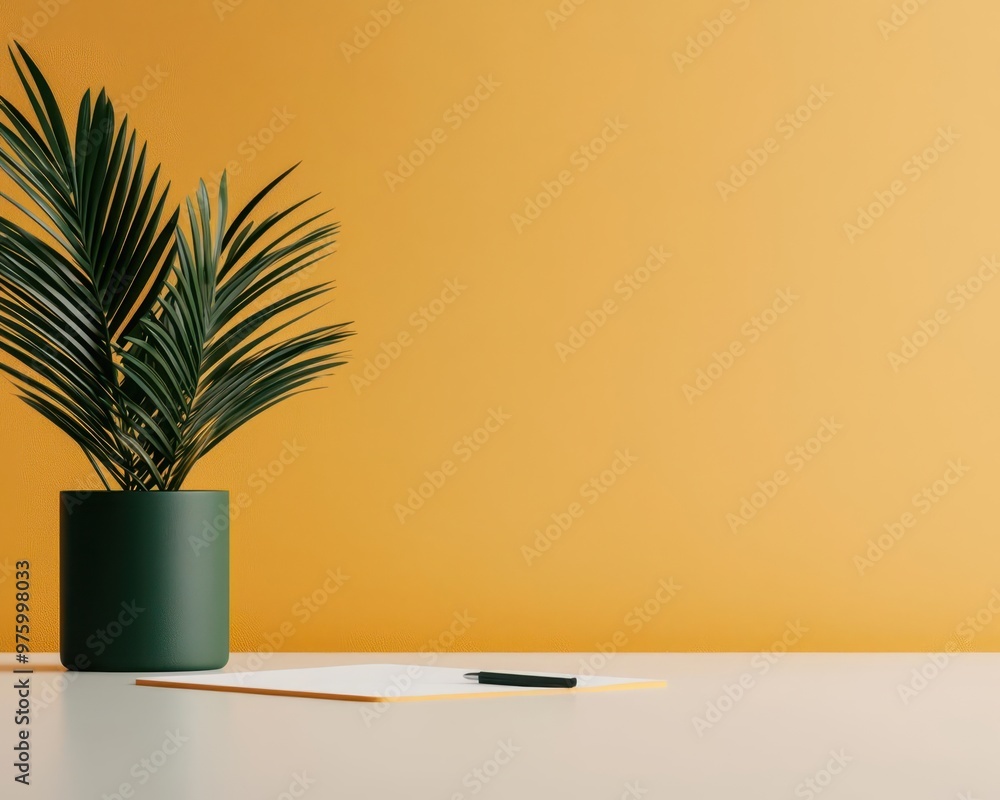 A meeting room in a flexible office with stationery spread across the ...