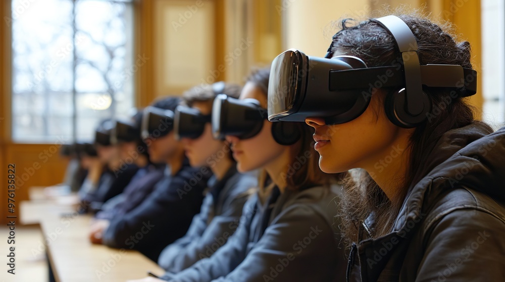 Higher education trends in action: students using virtual reality to ...