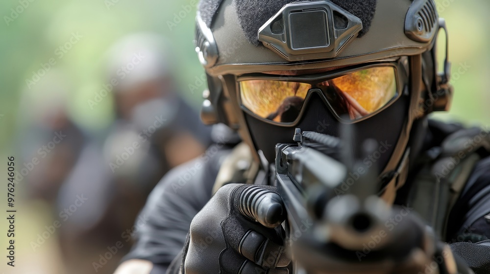 Stock-Illustration „Olympic Future: Speculate on how airsoft could be ...
