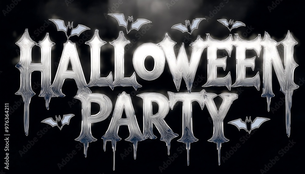 Ghostly Text with Eerie Details - playful, spooky font with Halloween ...