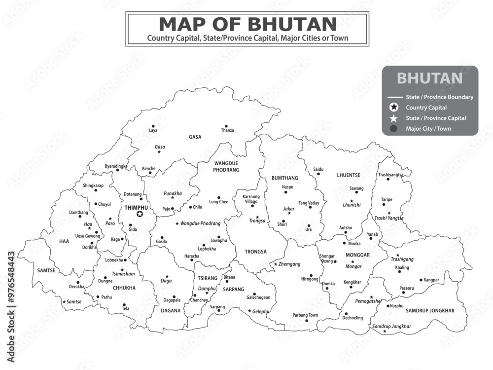 Geography Political map. Political map of country with capital ...