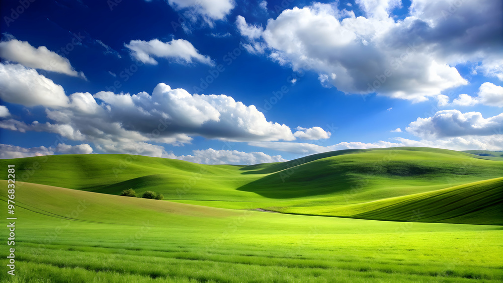 Windows XP background featuring iconic rolling hills and blue sky ...