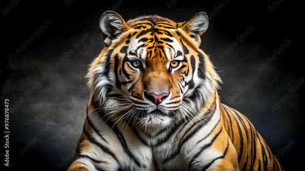 Tiger with strong muscular build showing power and agility, tiger ...