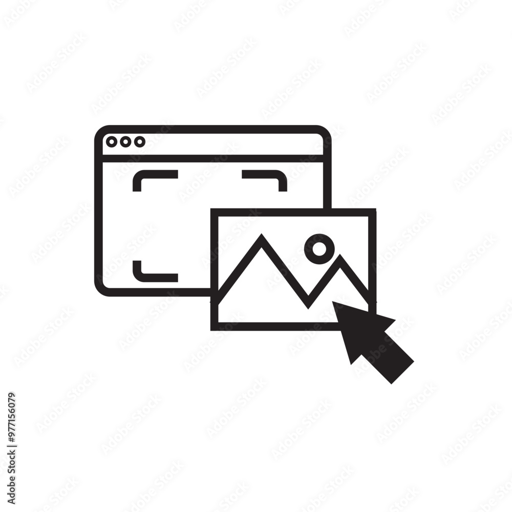 Drag and Drop, Add document file button concept illustration flat ...