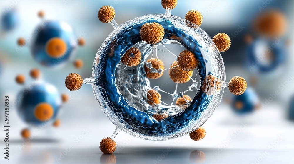 Ilustración de Stock Diagram illustrating the phases of the cell cycle ...