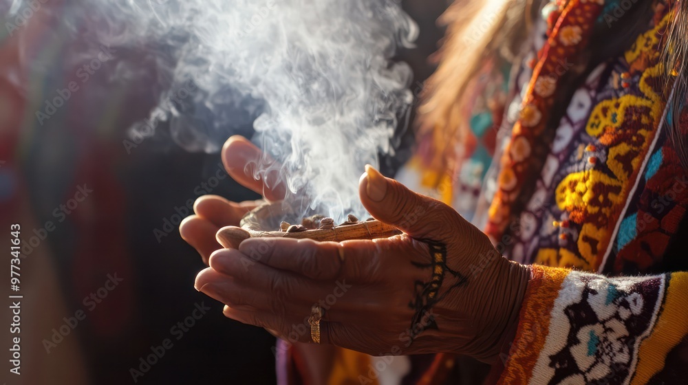 Smoke as a symbol in cultural rituals, where the sacred use of smoke ...