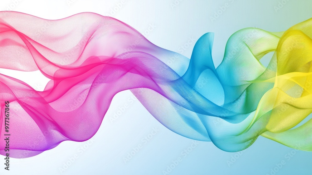 A bold background design featuring sharp, angular shapes in neon green ...