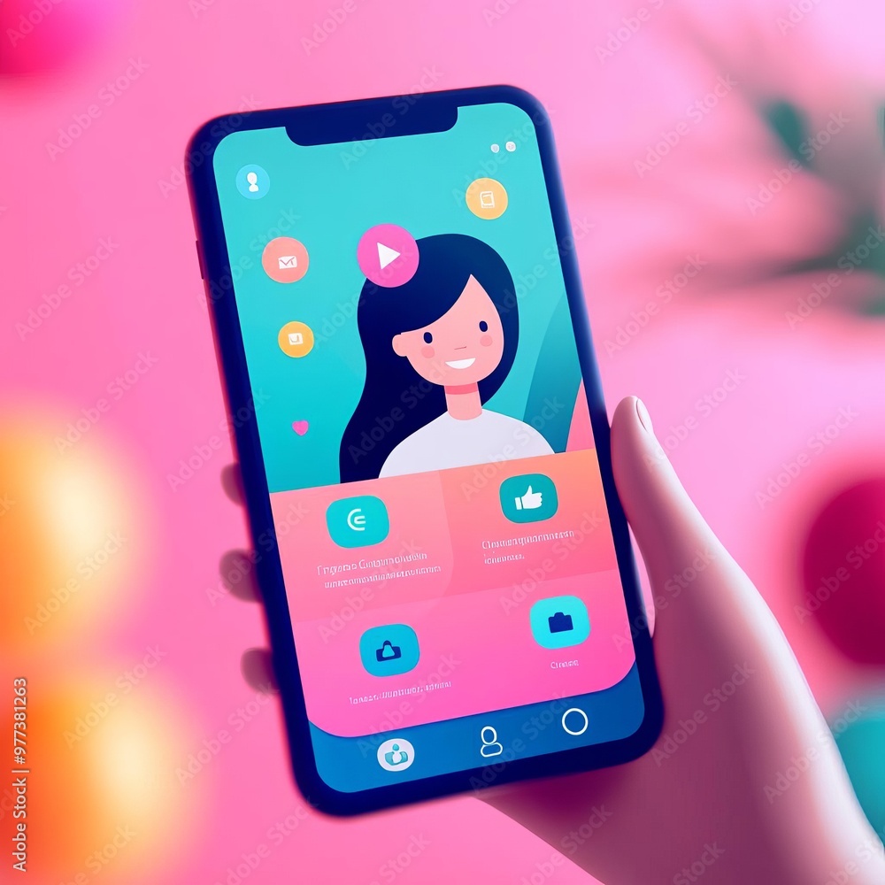 Virtual team-building app UI, dynamic and colorful, interactive game ...