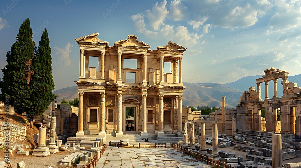 Exploring the ancient city of Ephesus, Turkey, allows you to walk ...