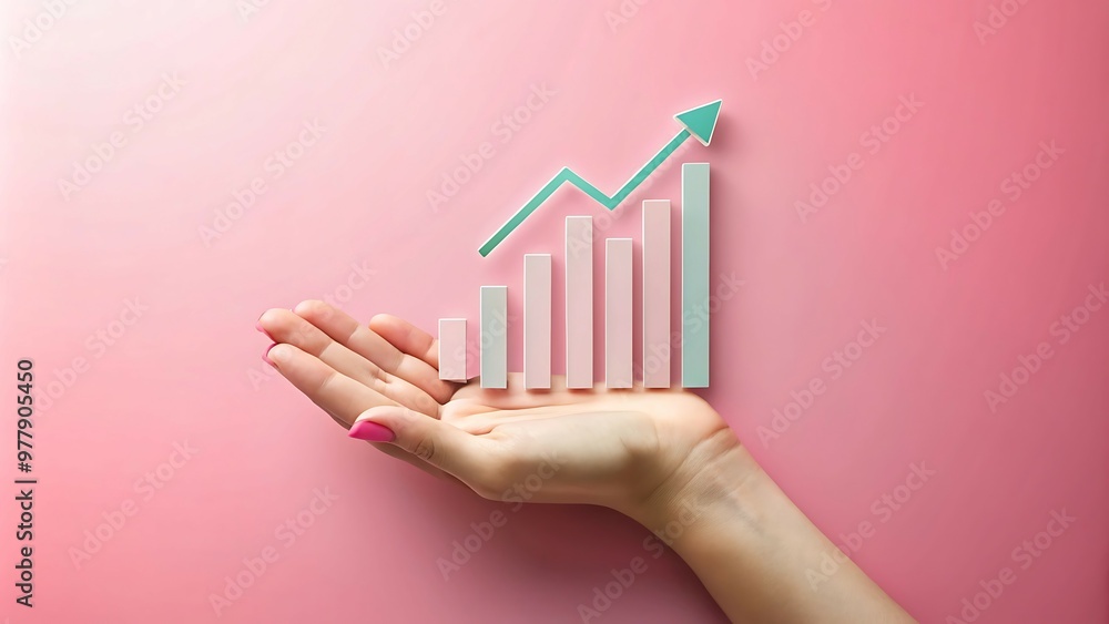 Counselor Illustrate a comforting hand and a growth chart symbolizing ...