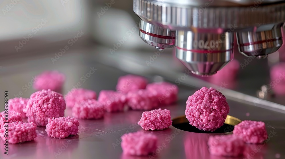 Microscope analyzing cancer cells a symbol of precision in cancer ...