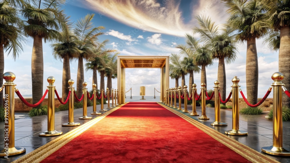 Ultra-high-definition rendition of the red carpet texture featuring ...