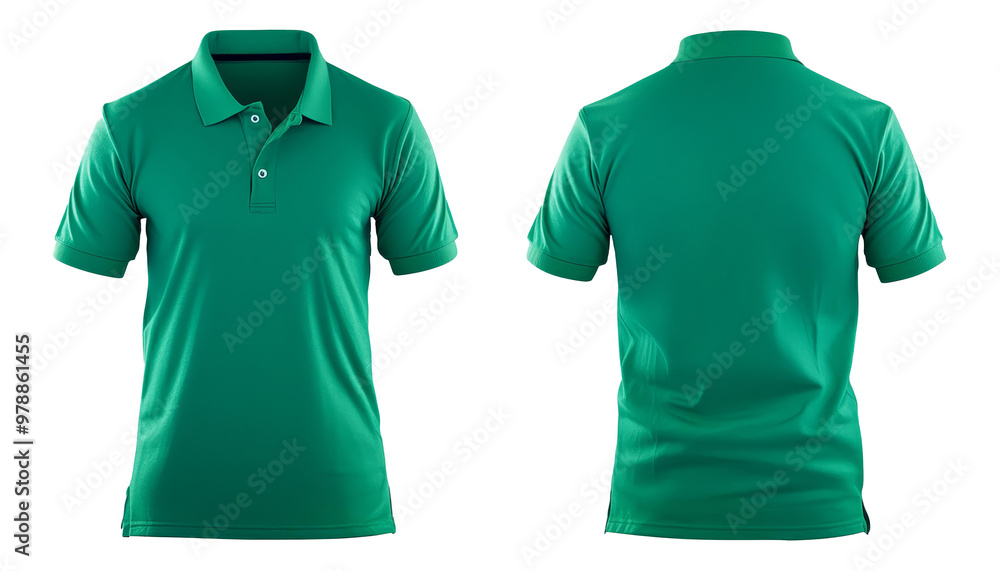 Green Polo - Shirt Mockup for Product Design - T-shirt Template for ...