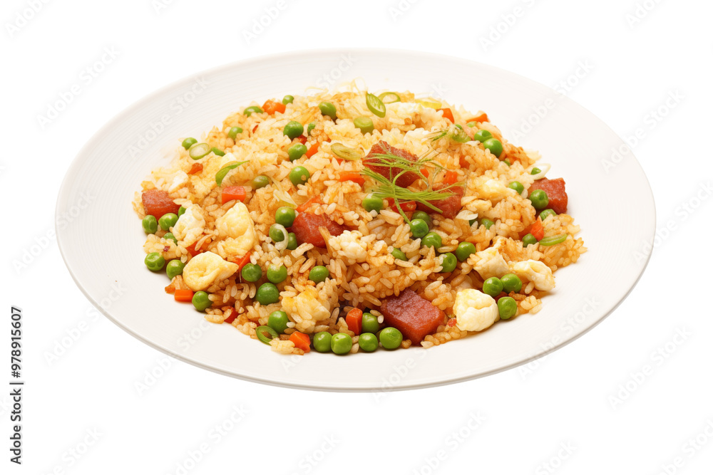 Fried rice on transparent background. Fried rice themes. Asian cuisine ...