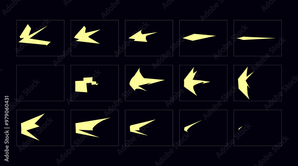 2d animate gun flash FX animation. Cartoon muzzle flash fire animation ...