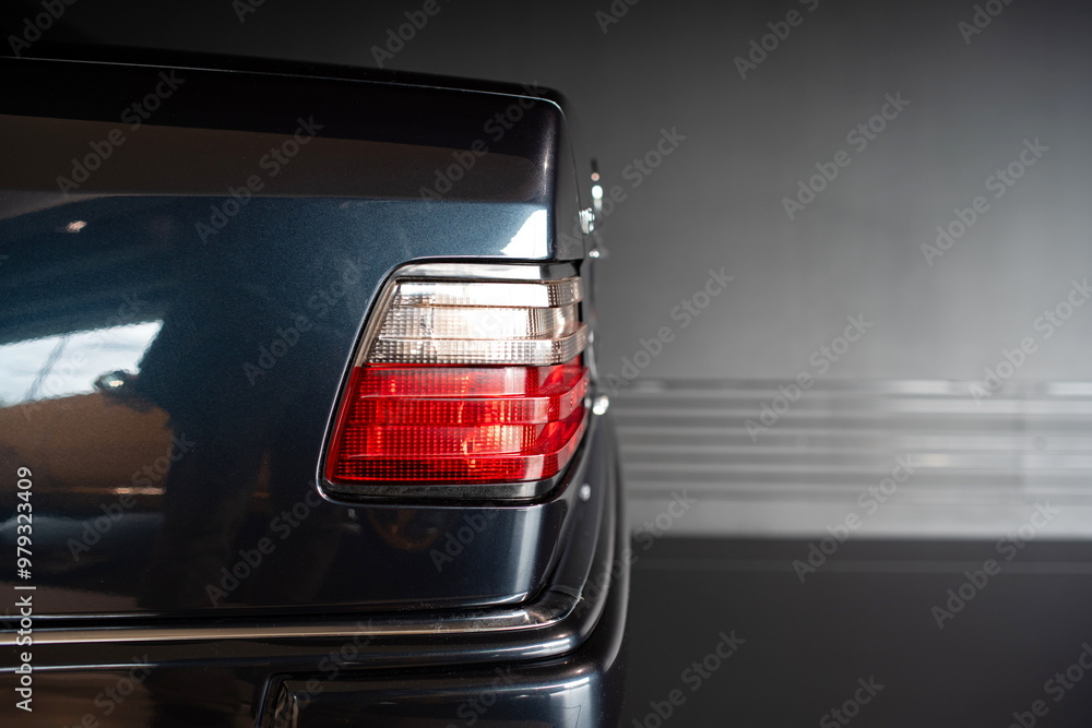 14-09-2024, Stuttgart, Germany. Porsche Museum. Mercedes-Benz type W124 ...