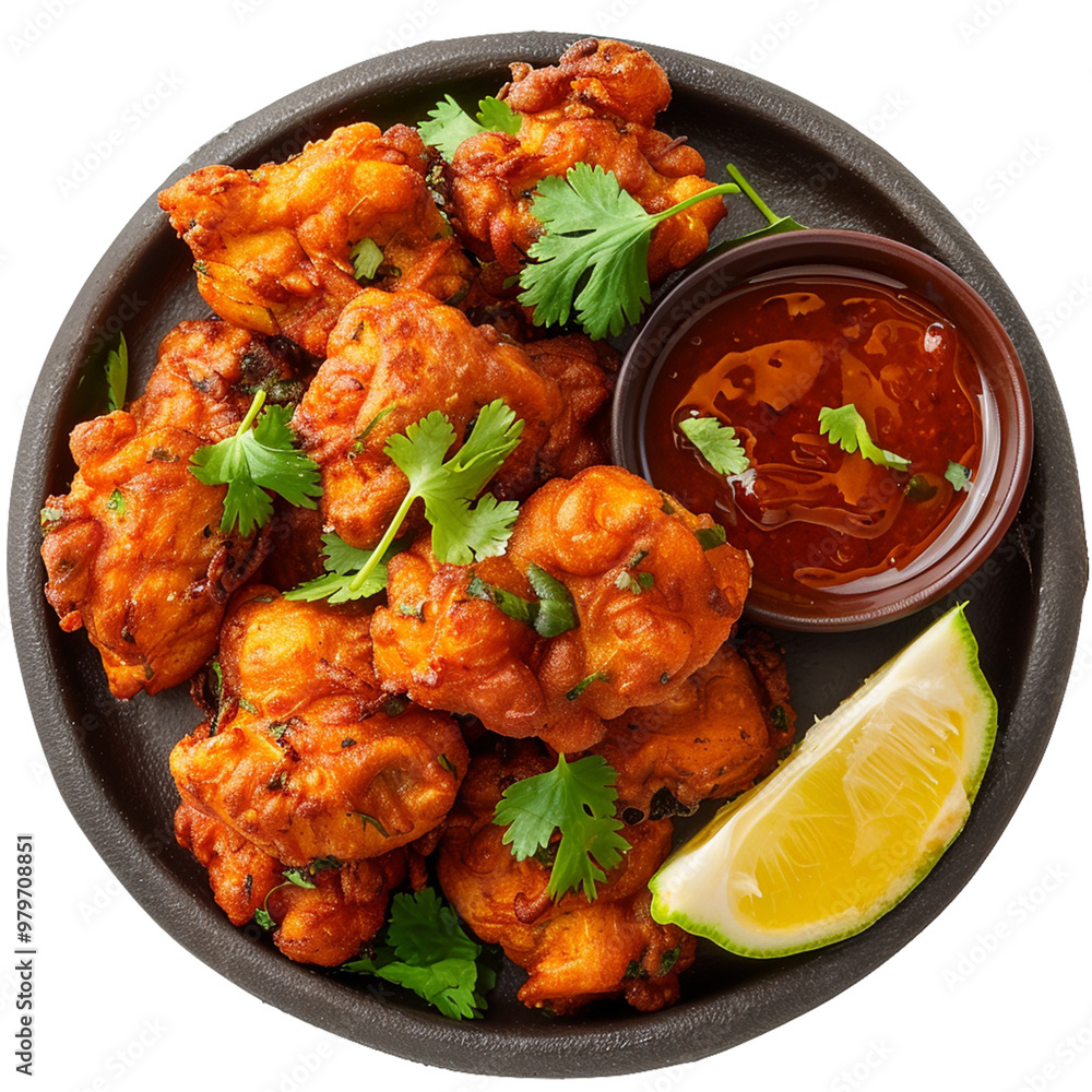 Pakora isolated on transparent background.png Stock Photo | Adobe Stock