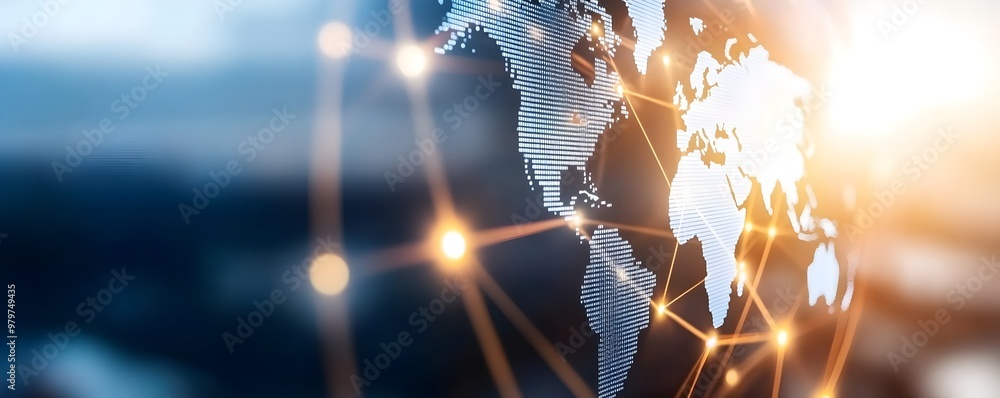 Global Supply Chain Logistics Map - International Shipping Routes ...