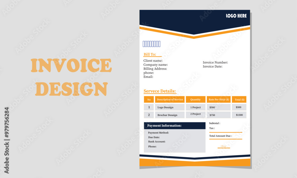 Business invoice form template. Invoicing quotes, Invoice desi money ...