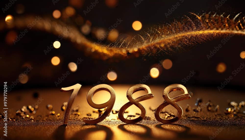 1988: A Year of Celebration and Reflection Stock Illustration | Adobe Stock