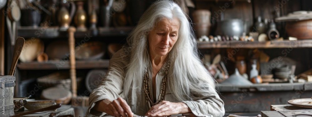 Nordic saga - portrait viking lifestyle, depicting the fearless spirit ...